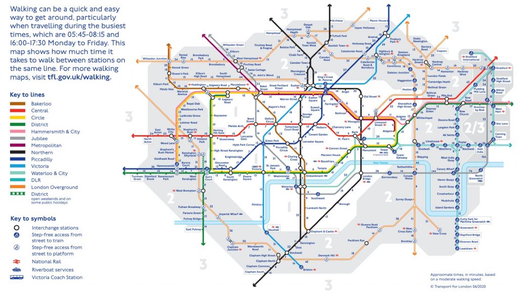 Metropolitana di Londra: mappa e info della London Underground