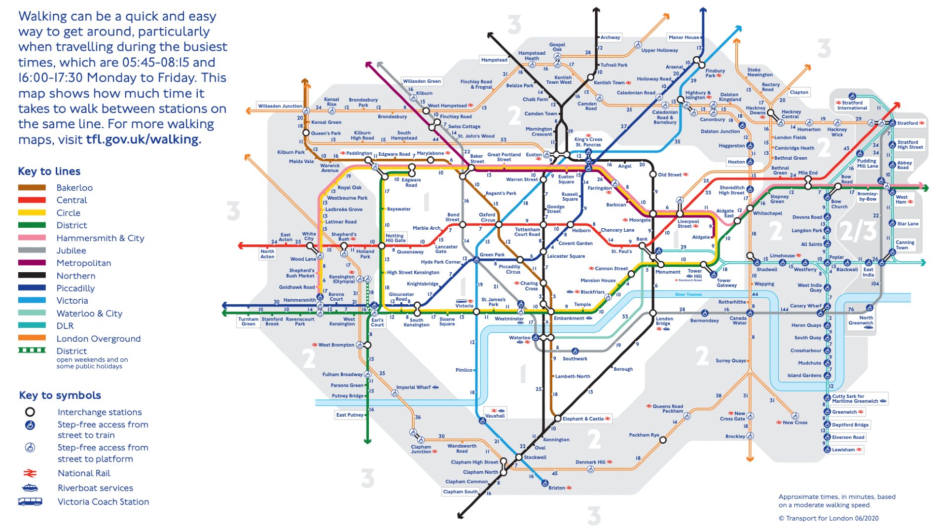 Metropolitana di Londra: mappa e info della London Underground